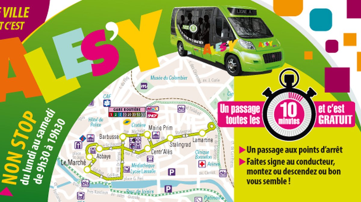 ALÈS Une seconde navette gratuite NTecC en centre-ville et une journée ...