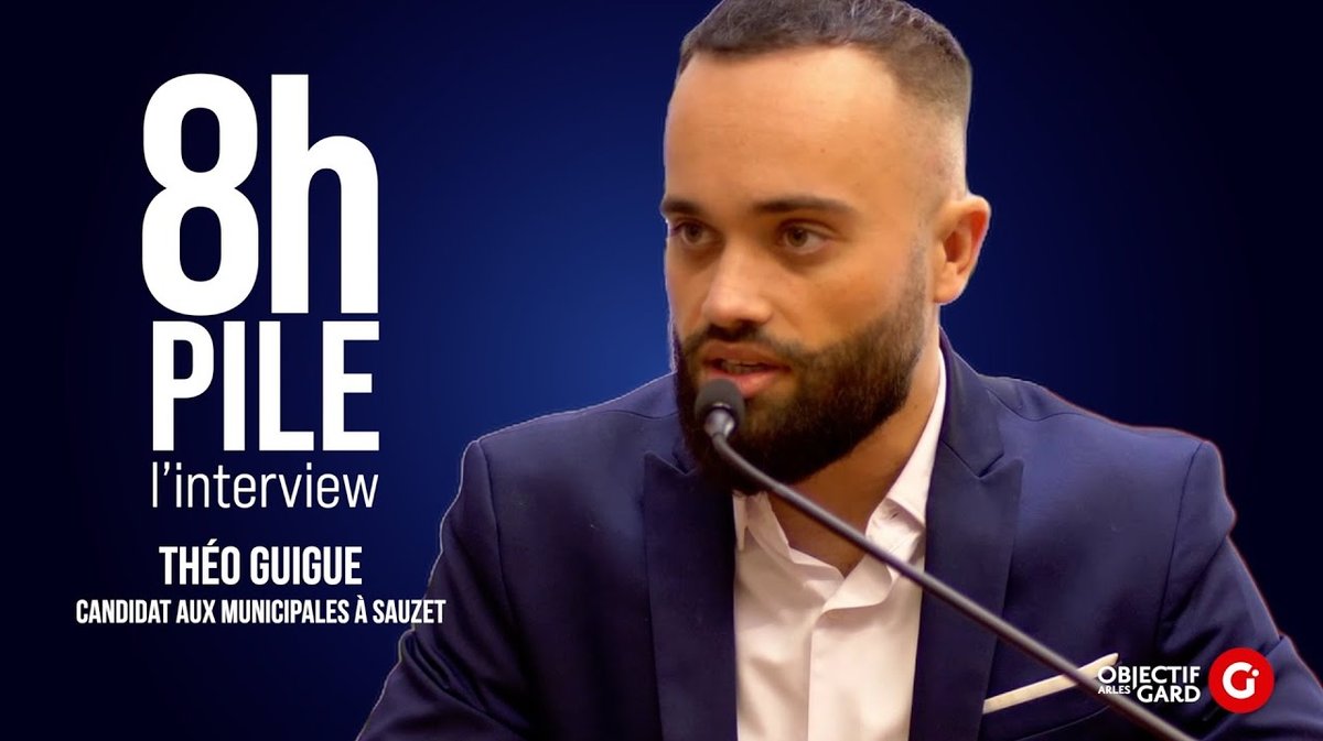 8H PILE Théo Guigue, candidat aux municipales : « Il y a un nouvel élan ...